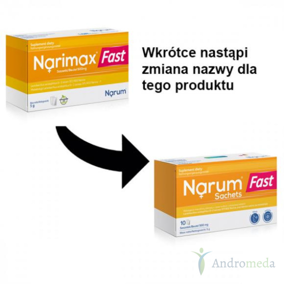 Narimax Fast 500 mg, 10 saszetek - Bio sklep Andromeda